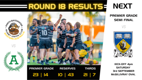 Perth Bayswater Rugby Union Club - The Best with Pride